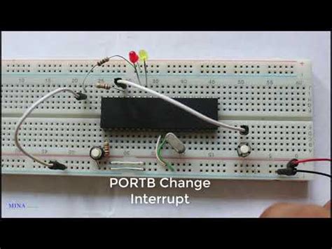 PORTB Change Interrupt In PIC16F877A MCU MINA TECHNOLOGY