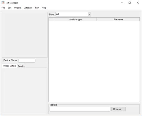 Test Manager Imatest