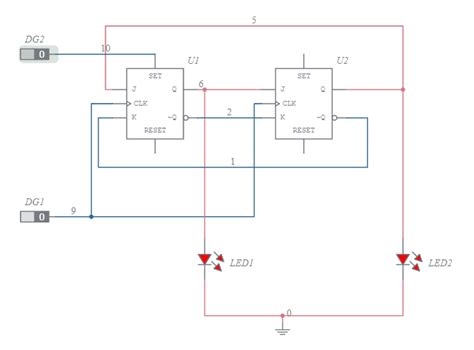 Bit Ring Counter Multisim Live