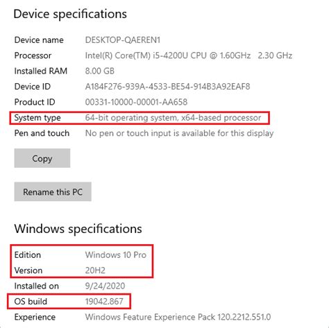 How To Check Windows 10 Version OS Build Edition And Type