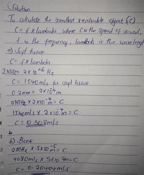 Solved Estimate The Size Of The Smallest Resolvable Object We Can Image Course Hero