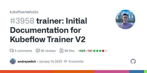 Kubeflow On Linkedin Wip Training Initial Documentation For Kubeflow Trainer V2 By
