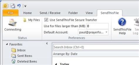 Outlook Plug In Advanced Installation Sendthisfile