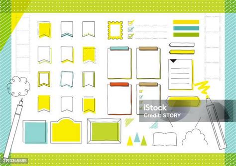 태그 및 스티커 메모 원고 종이 및 문구 손으로 쓴 프레임 벡터 일러스트 레이 션 세트 0명에 대한 스톡 벡터 아트 및 기타 이미지 0명 7월 개체 그룹 Istock