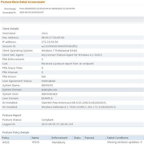Configure Ise Version 14 Posture With Microsoft Wsus Cisco