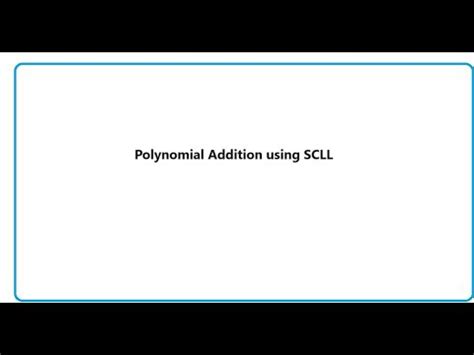 Polynomial Addition YouTube