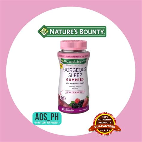 Natures Bounty Gorgeous Sleep 60 Gummies Lazada Ph