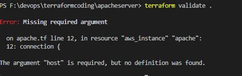 Error In Executing Validate In Terraform Issue QT DevOps DevOpsIssues GitHub