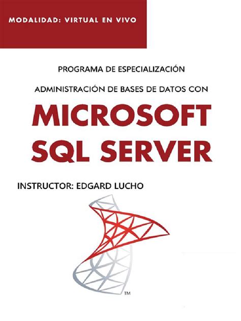 Sql Server 2019 Introducción Pdf