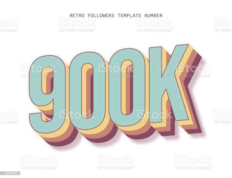 900000 또는 900k 추종자 감사합니다 축하 카드 웹 소셜 미디어 개념입니다 Blogger는 많은 구독자를 기념합니다 스톡 일러스트레이션 1에 대한 스톡 벡터 아트 및