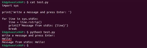 Python Stdin To String