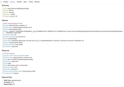 node js axios requests with credentials resulting in network error in macos safari or any ios