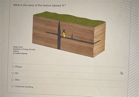 Solved What Is The Name Of The Feature Labeled X X Image Source
