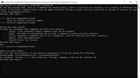 Project Collection Of Coding Exercises