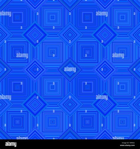Blue Seamless Abstract Diagonal Square Mosaic Pattern Background Vector Floor Design Stock