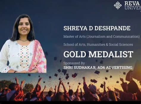 Shreya Deshpande On Linkedin Convocation Masters Convocation Reva Media Communication