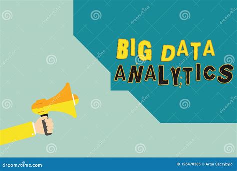 Text Sign Showing Big Data Analytics Conceptual Photo The Process Of