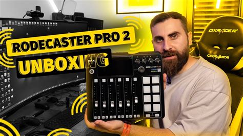 ჩემი პატარა ხმის სადგური Rodecaster Pro 2 Unboxing Youtube