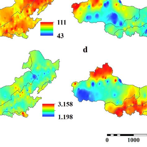 Spatial Distribution Of Drought Event Characteristics Note A Download Scientific Diagram