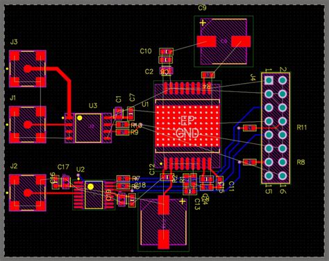 Dual Adc Module Pcb Design Project Altium