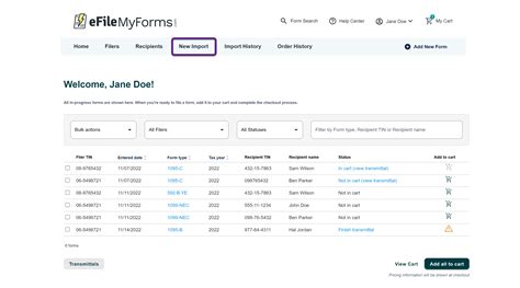 Importing Forms From Excel Efilemyforms