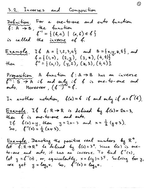 lecture notes lecture 3 2 inverses and composition math 125 3