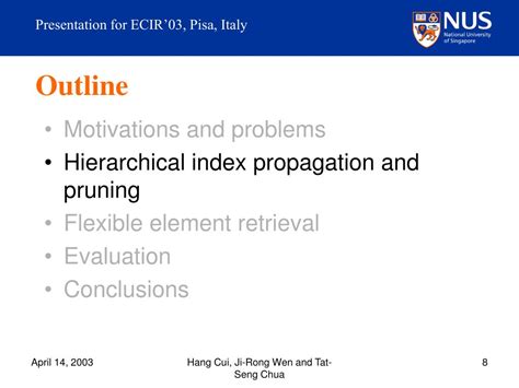 Ppt Hierarchical Indexing And Flexible Element Retrieval For Structured Document Powerpoint