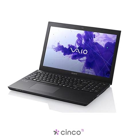 Notebook Sony Vaio SVS15115FBB Cinco TI
