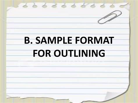 Note Taking And Outlining PPTX