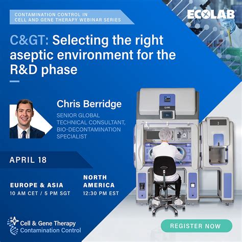 Ecolab Life Sciences On Linkedin Next Week Our Contamination Control Webinar Series On Cell And