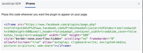 Html Facebook Iframe Embed Working On Desktop But Not Mobile Ios