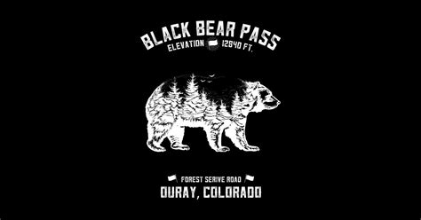 Black Bear Pass Black Bear Pass Sticker Teepublic