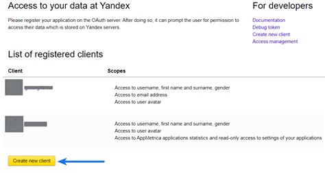 How To Get Yandex Client Id Heateor Support Documents