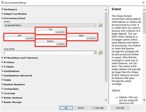 Specifying XY Extent When Rasterizing Using ArcGIS Desktop