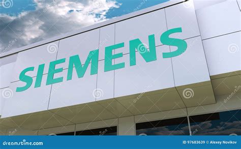 Siemens Logo Made Of Hexadecimal Symbols On Computer Screen Editorial D Rendering