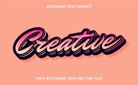 Premium Vector Creative 3d Text Effect With Gravity Theme Stylish