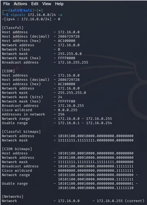 Joseph R On Linkedin Sipcalc Is A Simple Command Line Tool That