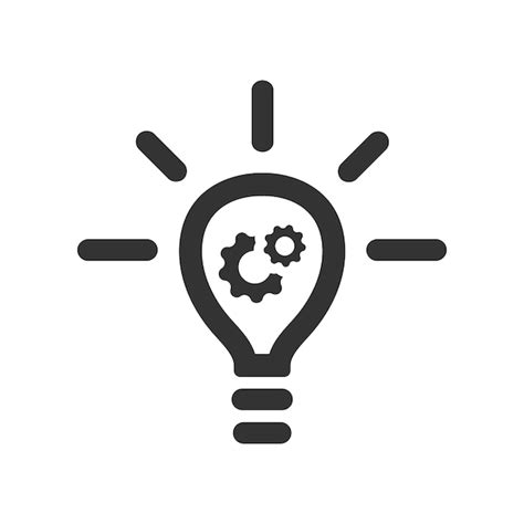 Icône De Brainstorming Didées Vecteur Premium