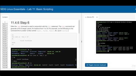 Intro To Linux Cisco Lab11 Basic Scripting Youtube