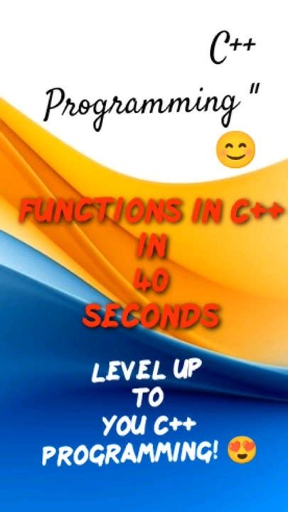 quick guide to functions in c in 40 seconds 🖥️ ytshortsvideo programminglanguage best
