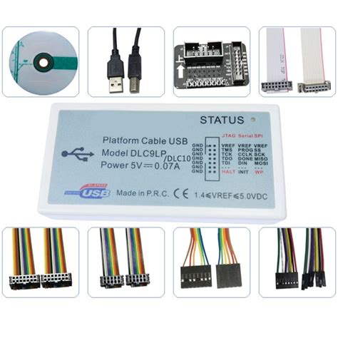 Кабель платформы Xilinx Usb Fpga Cpld Jtag Spi Загрузка отладчика программатора Dlc9 Dlc9lp с