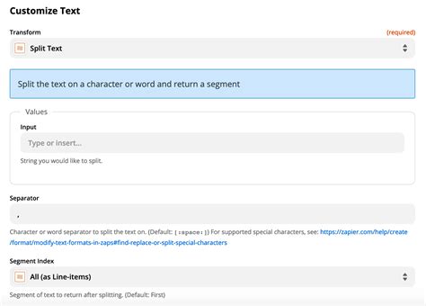 text split by comma zapier community