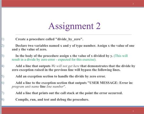 solved assignment 2 1 2 3 4 create a procedure called