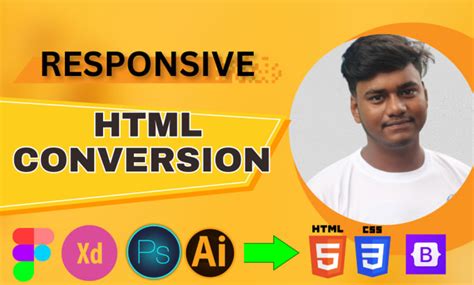 Convert Figma To Html Xd To Html Psd To Html Responsive Bootstrap 5 By Webdesinger Fiverr