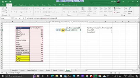 basics of excel part 7 youtube