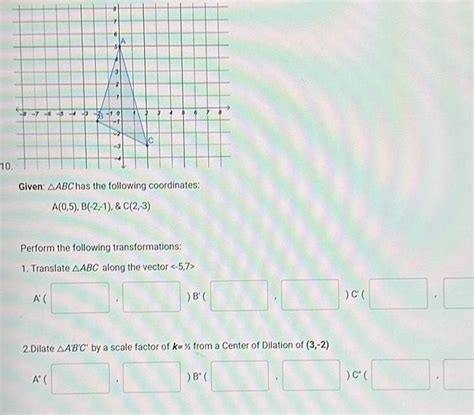 [answered] 10 Given Aabc Has The Following Coordinates A 0 5 B 2 1 C 2 Kunduz