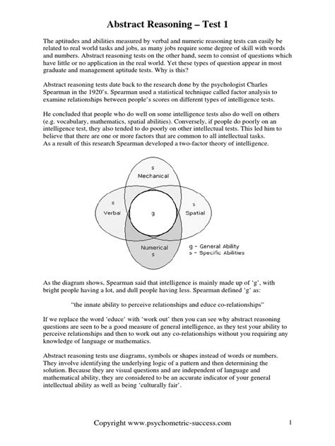 Abstract Reasoning 1 Pdf