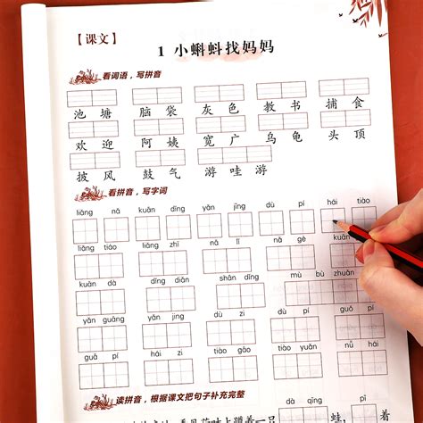 二年级看拼音写词语生字注音上册学写字2上课堂同步拼音词组练习小学生默写能手组词造句看样子写句子练习题语文人教版专项训练 虎窝淘