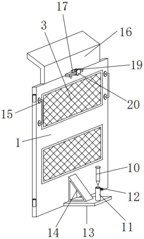 一种方便组装的绿色施工围挡的制作方法