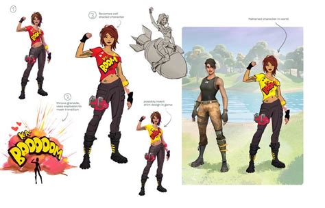 Artstation Tntina Character Design Cell Shade Fortnite
